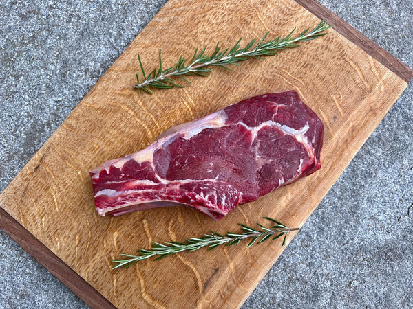 Randall Lineback Bone-In Ribeye Steak, 16oz – Chapel Hill Farm Randall ...