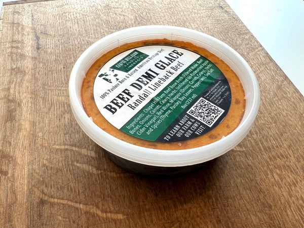 Randall Lineback Beef Demi Glace – Chapel Hill Farm Randall Linebacks